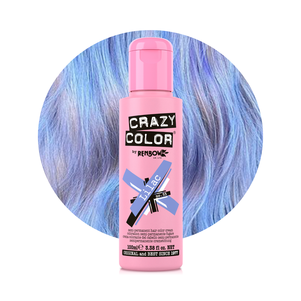 Lilac | Semi-Permanent Pastel Lilac Hair Dye | Crazy Color