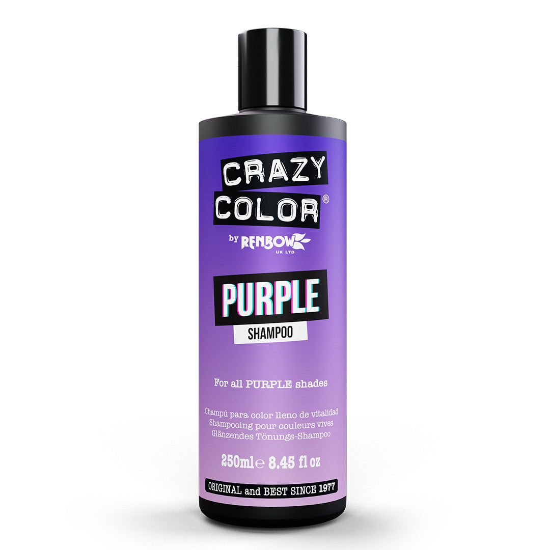 Vibrant Purple Shampoo | Pigmented to boost your purple hair | Crazy Color
