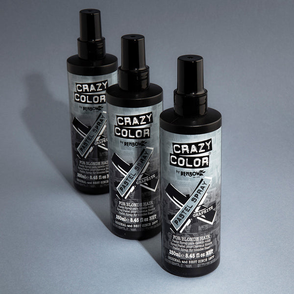 Pastel Spray Graphite | Temporary Graphite Grey Hair Dye | Crazy Color